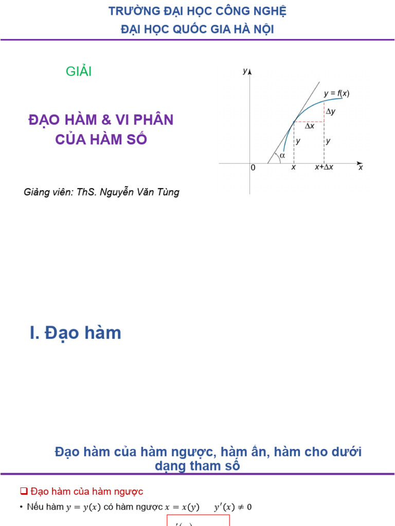 Dao ham - Vi phan (2) | PDF