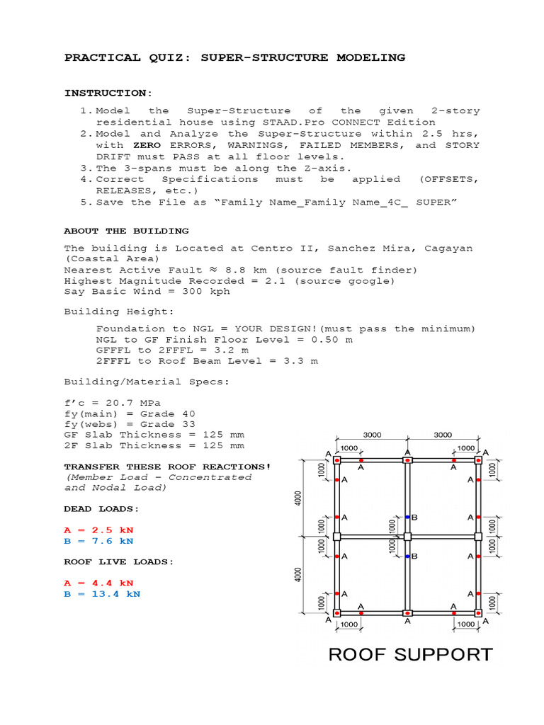 4d Practical Quiz 2 Superstructure | PDF