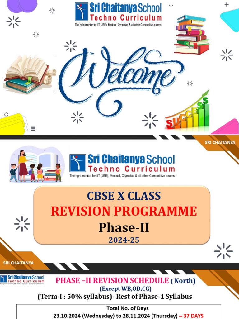 CBSE X Class Phase-II Revision Program-2024-25 (HR,UP,UK,PJ,MP,RJ,MH) (2) | PDF