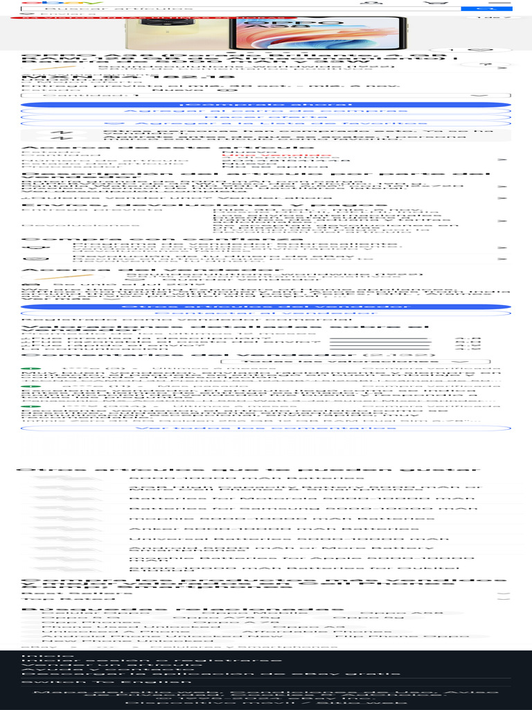 OPPO A38 (Glowing Gold, 4GB RAM, 128GB Storage) 5000 MAh Battery and 33W EBay | PDF | Smartphone ...