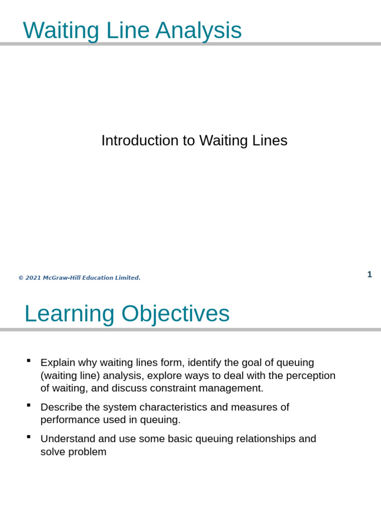 Class-8 - Waiting Line - S | PDF | Traffic Congestion | Economies