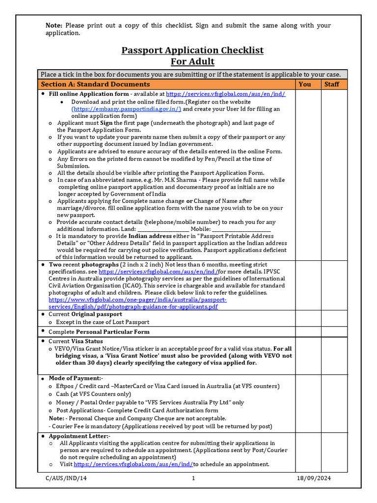 passport-checklist-2024 | PDF | Visa Inc. | Notary Public