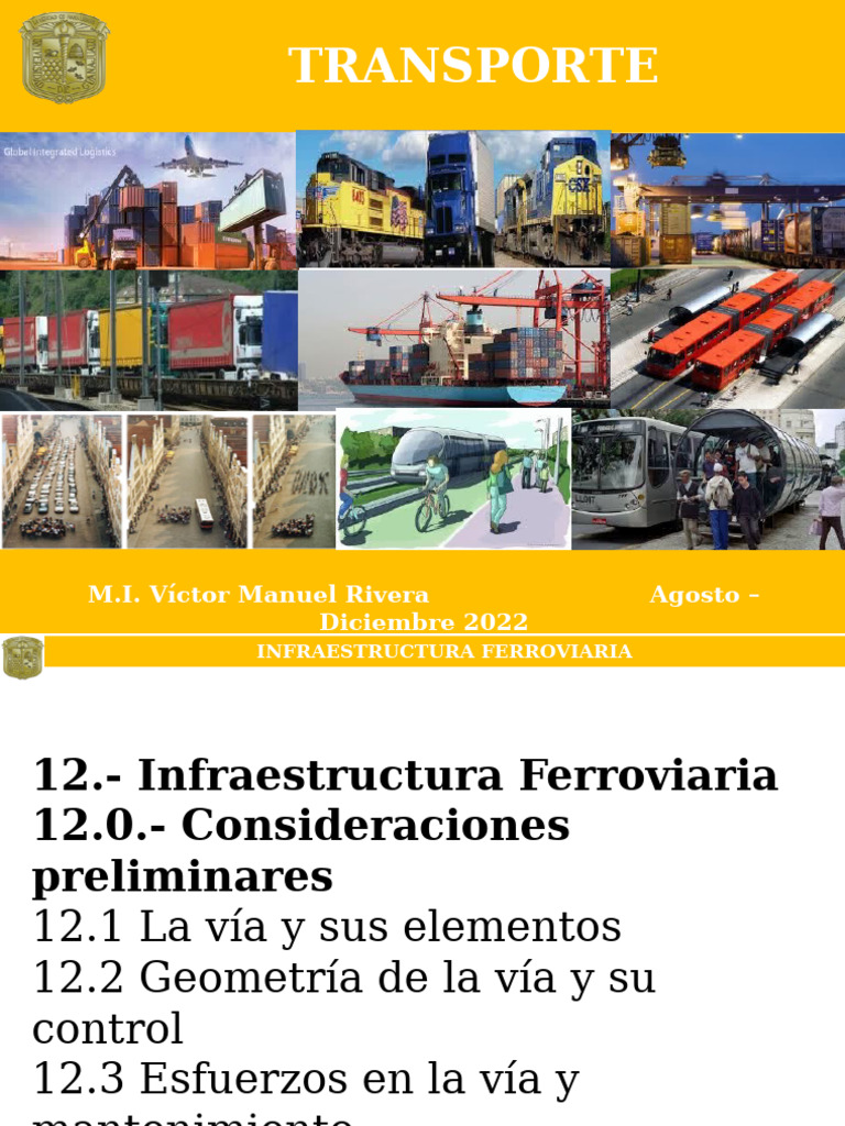 5.2.- Infraestructura Ferroviaria_Agosto2022 | PDF | Transporte ...