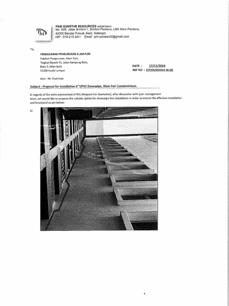 P&M Sunstar - RWDP Proposal | PDF