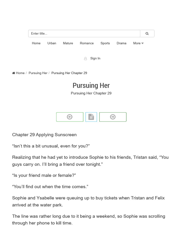 Read Pursuing Her Chapter 29 | PDF