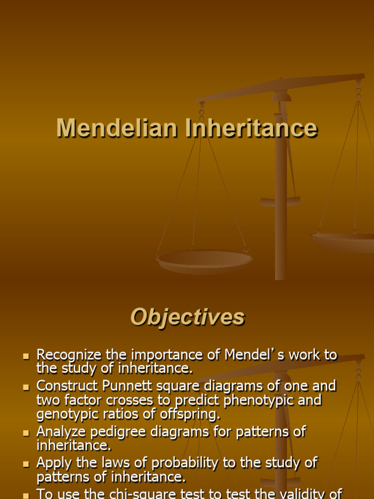 Mendelian Inheritance | PDF | Genotype | Allele