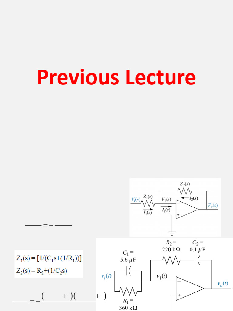 Lecture 04 | PDF | Damping | Electrical Engineering