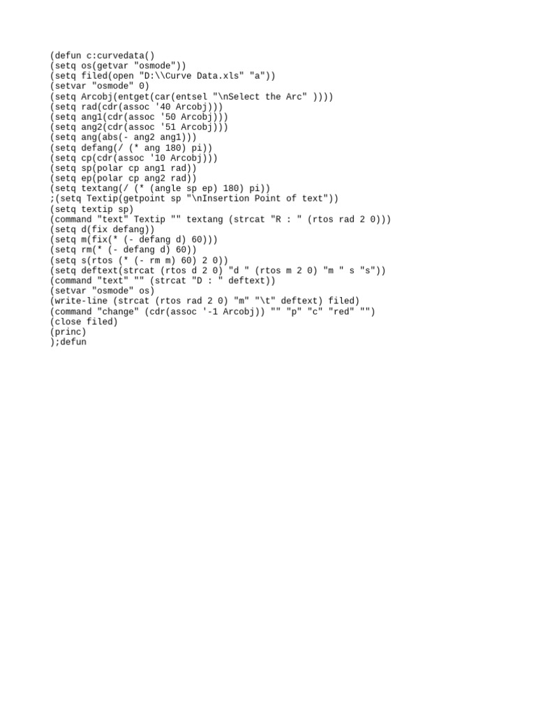 Curvedata | PDF