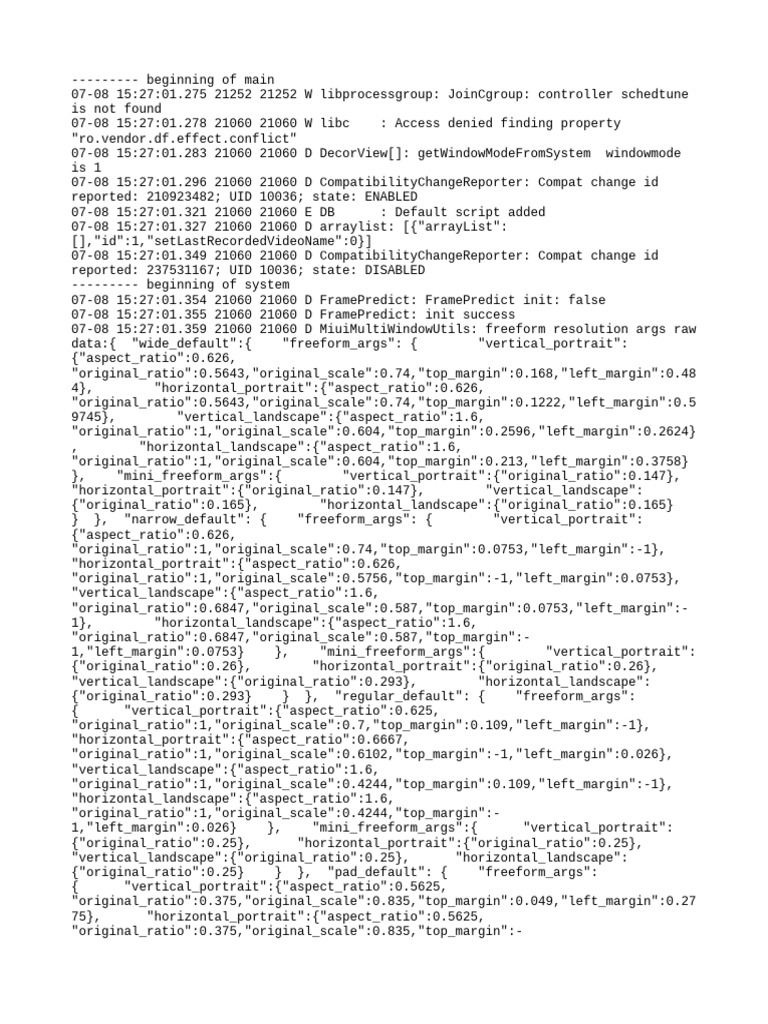 Logcat 1720423621212 | PDF | System Software | Operating System Technology