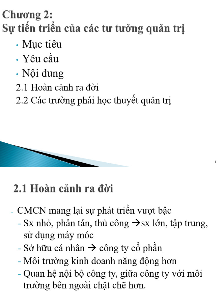 C2_SuÌ Ì£ tieÌ Ì n trieÌ Ì n cuÌ a caÌ c tuÌ tuÌ oÌ Ì ng quaÌ n triÌ£ | PDF