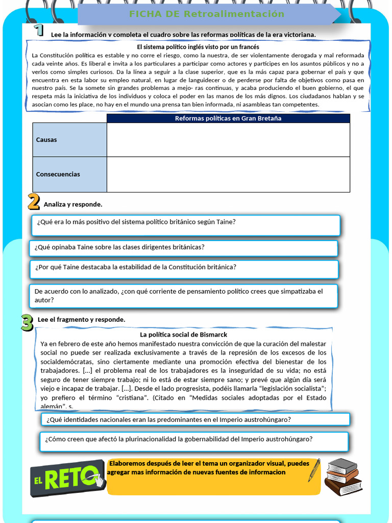 FICHA | PDF | Reino Unido | Ciencias Políticas