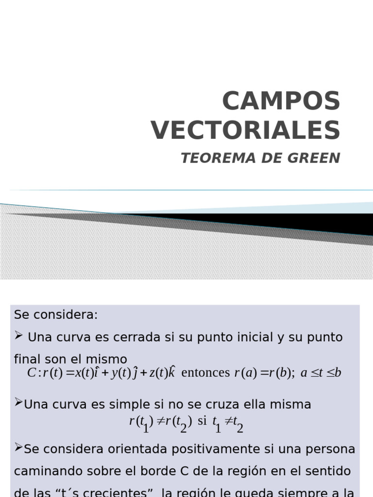 Teorema Green | PDF | Integral | Funciones y mapeos
