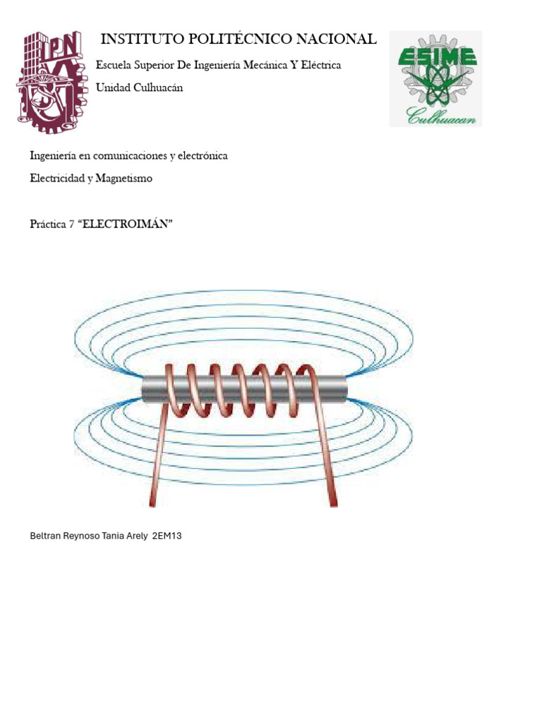 Práctica Electroiman | PDF