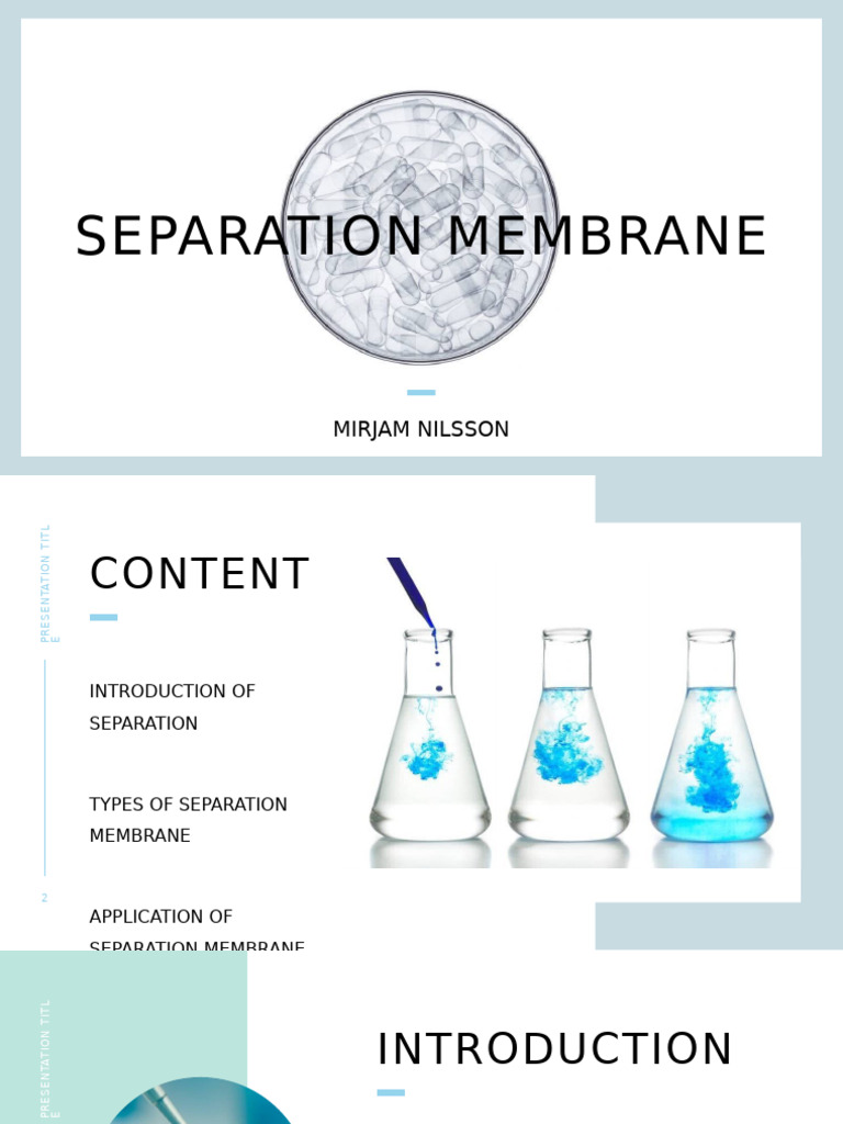 FBI Ola 2222 | PDF | Membrane | Separation Processes