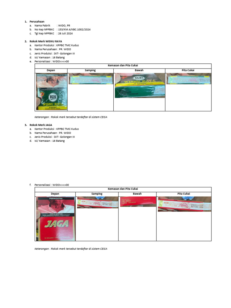 Wisnu Raya Jaga | PDF