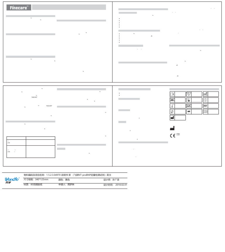Finecare™ NT-proBNP Esp | PDF | Sangre | Anticuerpo