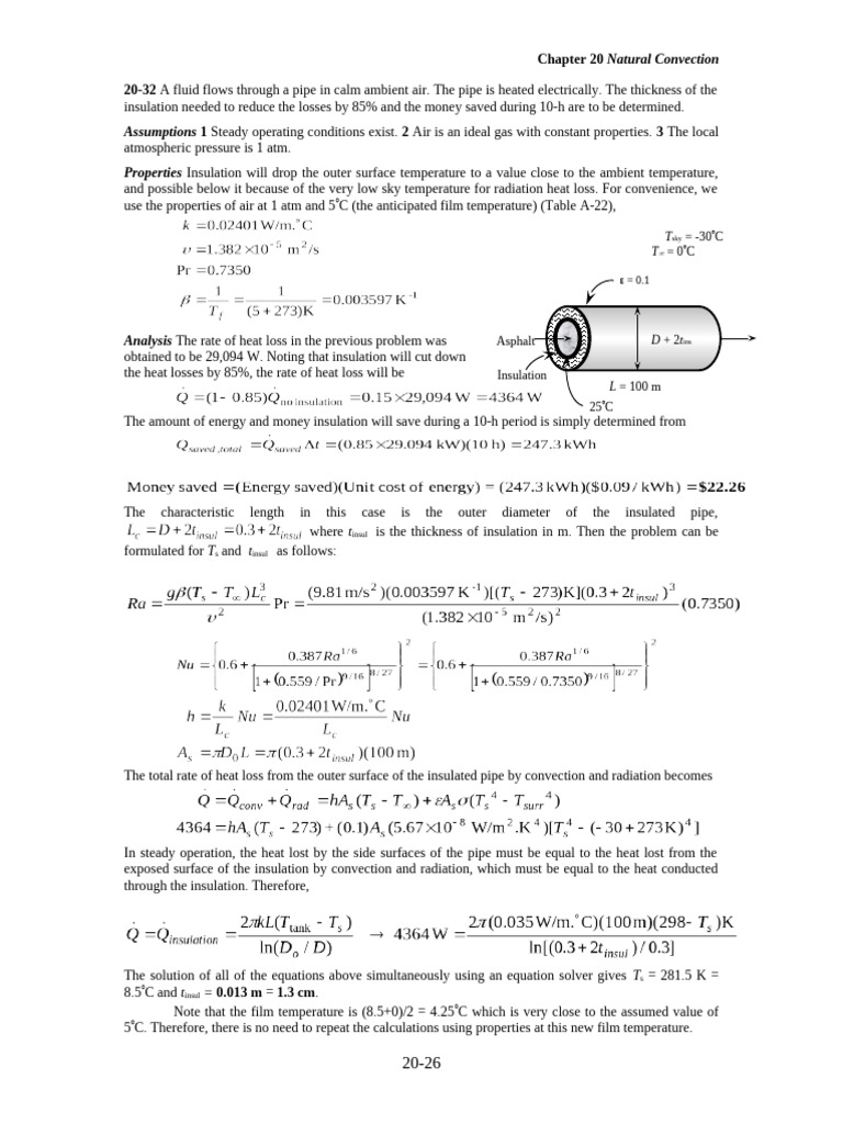 FTFS Chap20 P032 | PDF | Heat Transfer | Thermal Insulation FTFS Chap20 P032 | PDF | Heat Transfer | Thermal Insulation