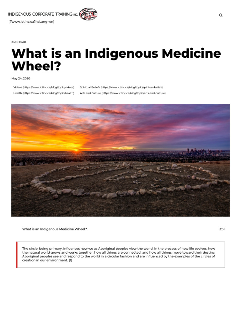 What Is An Indigenous Medicine Wheel | PDF