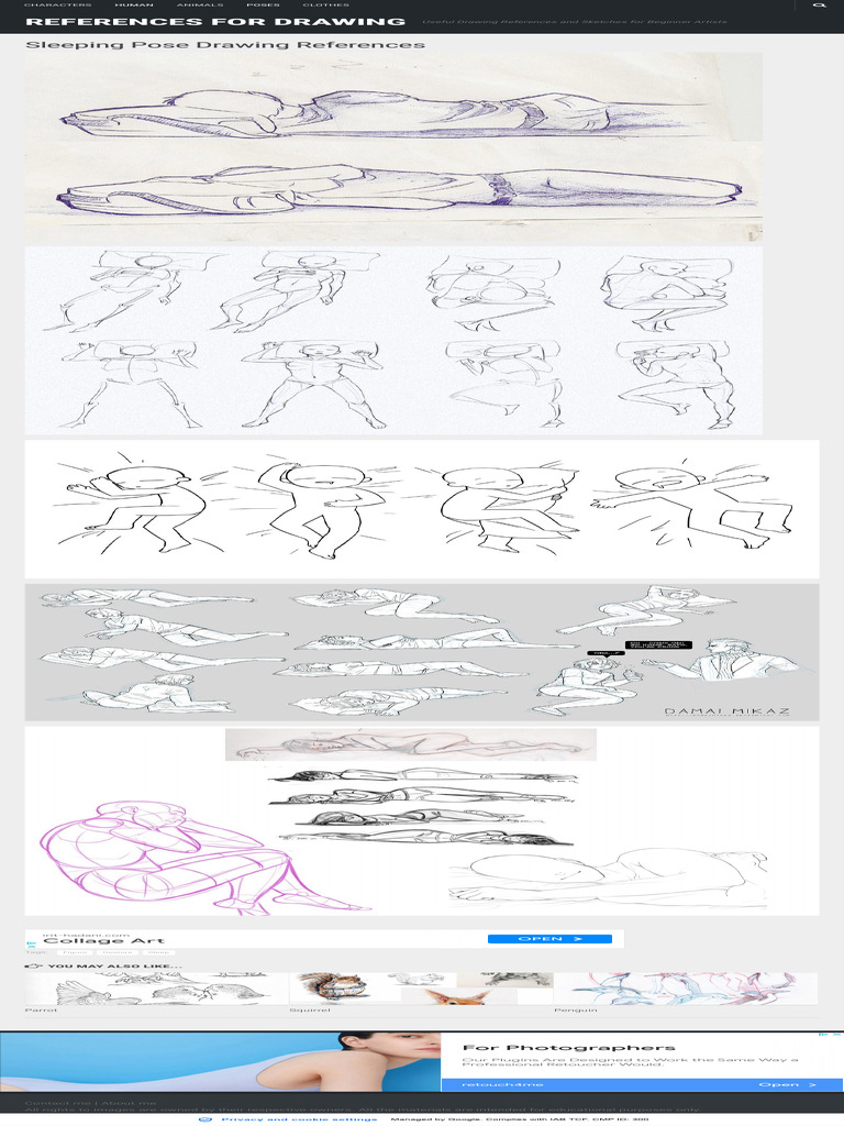 Sleeping Pose Drawing Reference And Sketches For Artists Pdf
