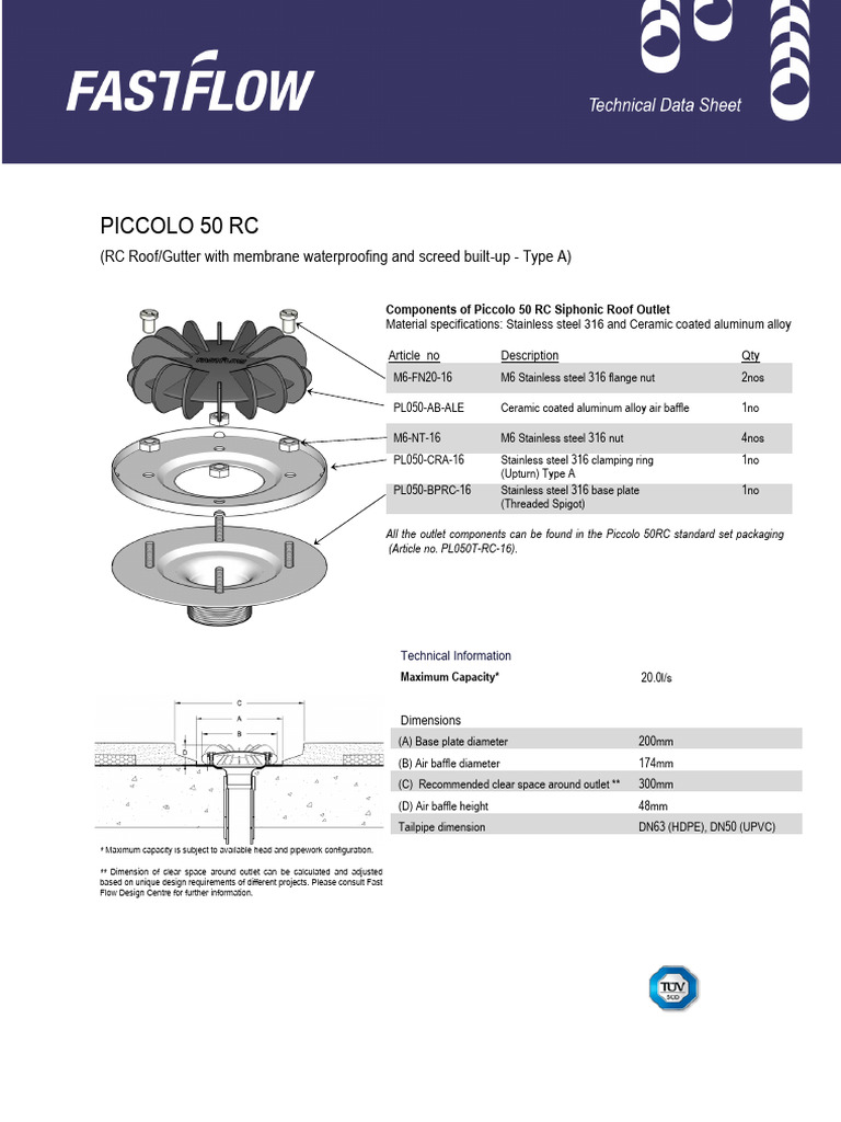 Technical Data Sheet - PL050 - TDS03 | PDF | Building Engineering | Materials