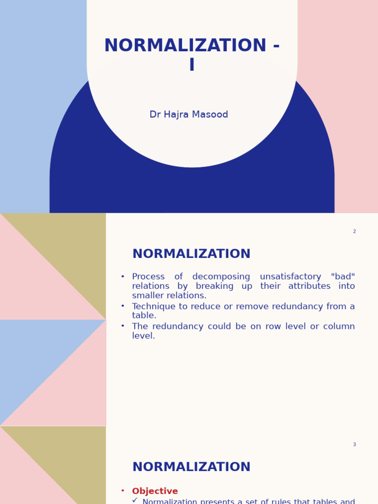 Normalization - I 12052024 104839pm | PDF | Databases | Information Technology