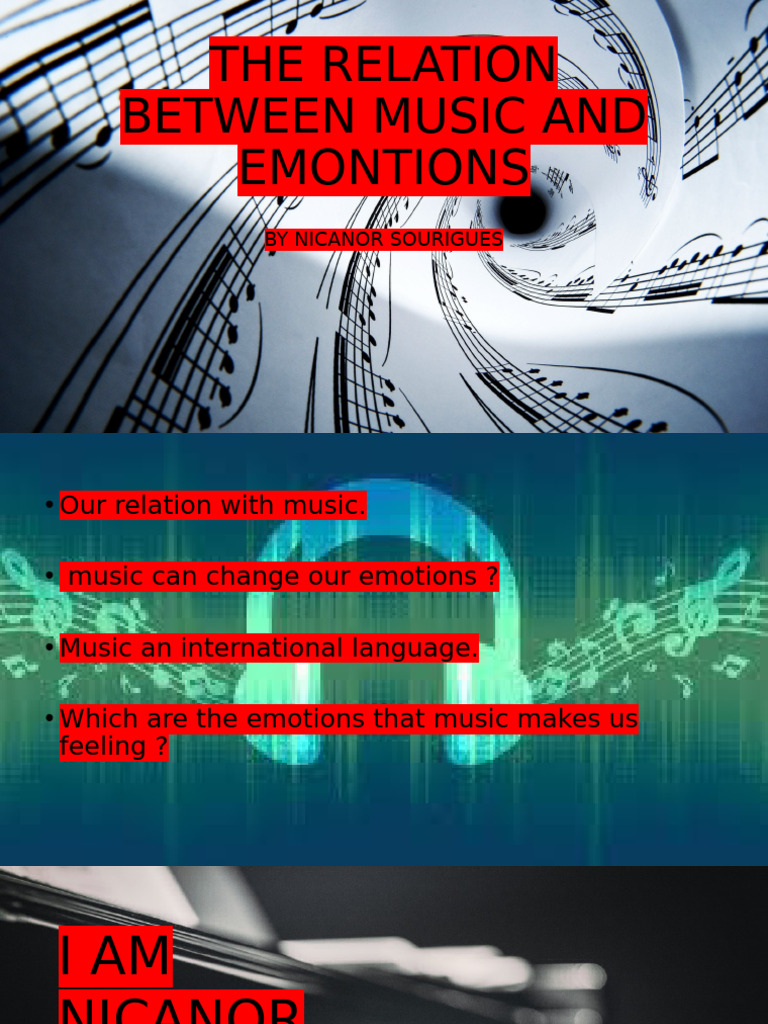 The Relation Between Music and Emontions | PDF