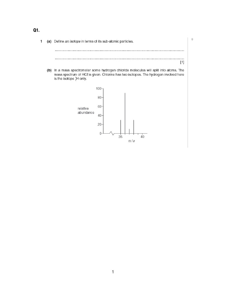 Atomic Structure 2 QP 2 | PDF