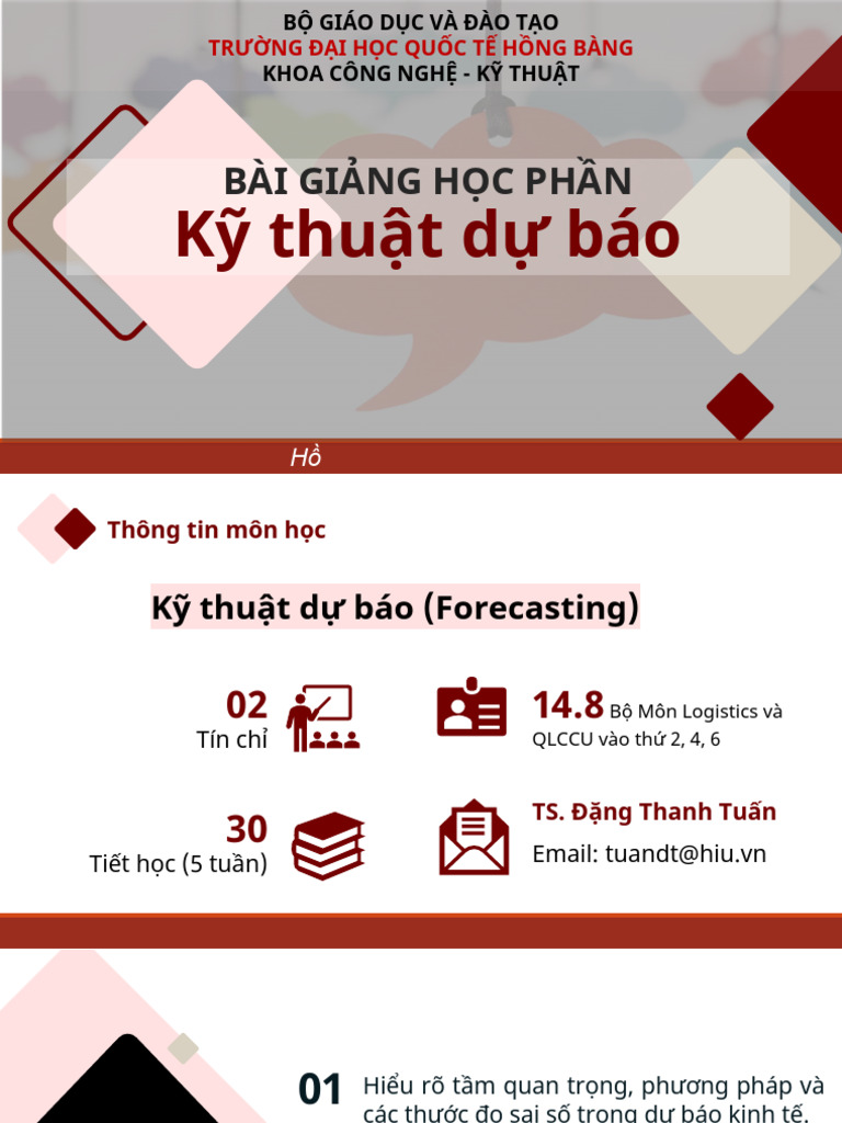 Ky Thuat Du Bao - Chap 0-1 - Gioi Thieu | PDF