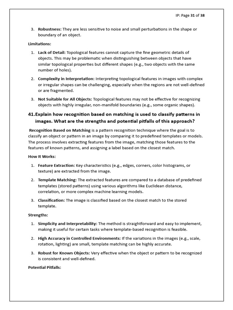 Image Pattern Recognition Guide | PDF