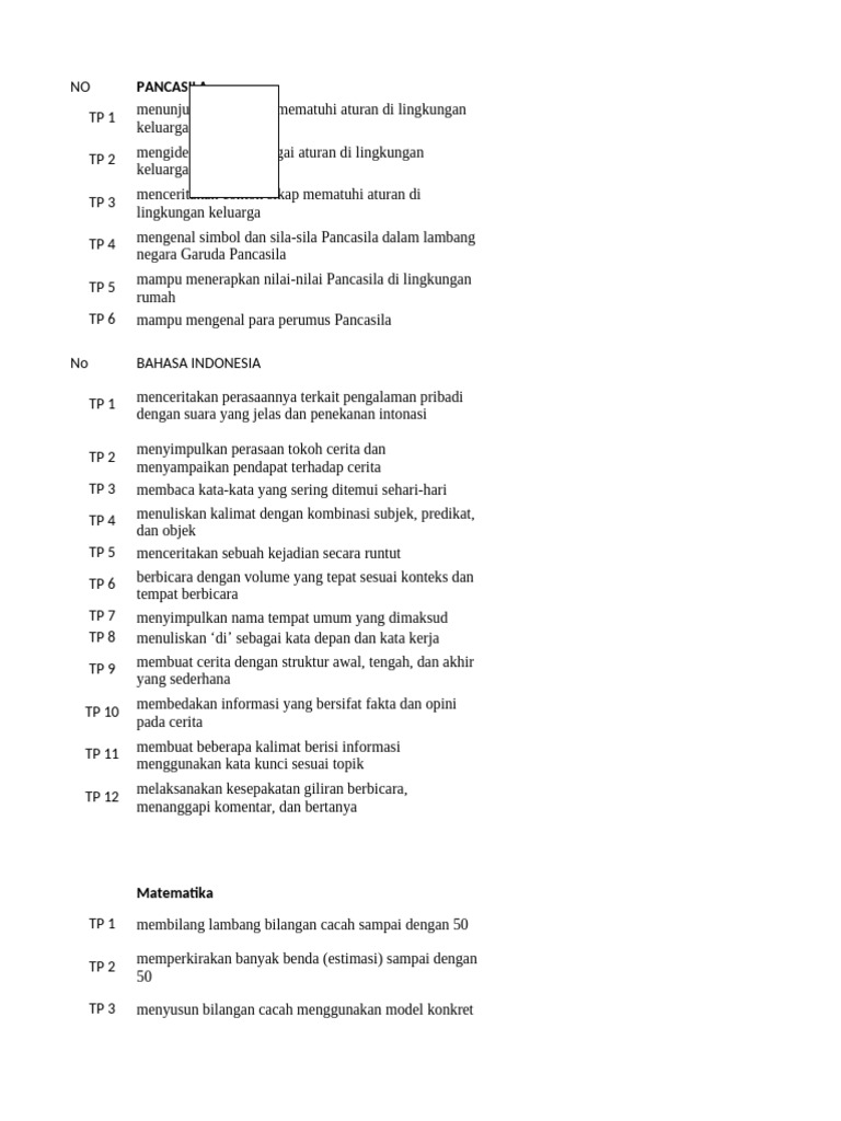TP Kelas 2 Semester 1 | PDF
