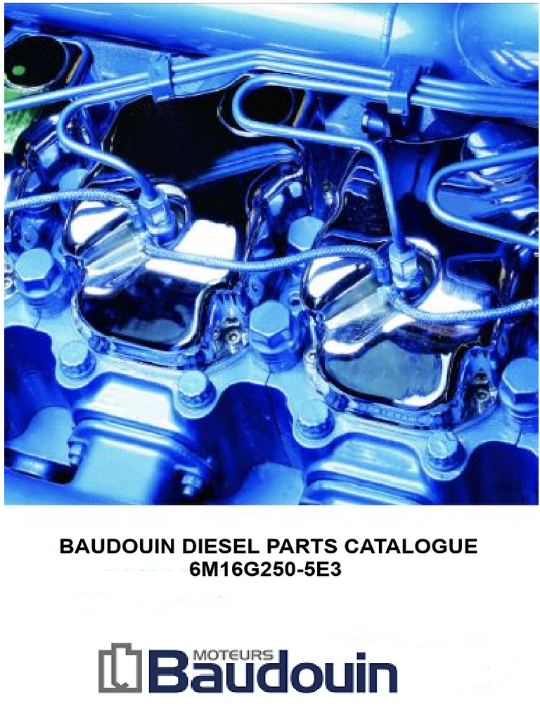 6M16 Diesel Engine Parts Catalogue | PDF | Fuel Injection | Piston