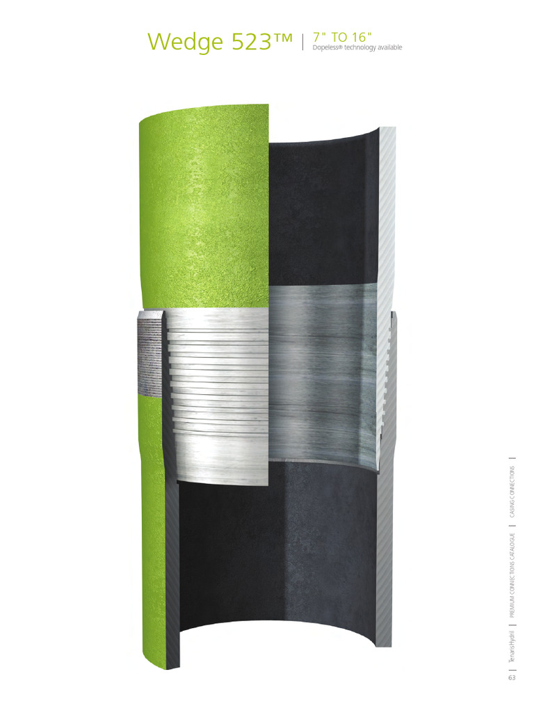 Premium Connections Catalogue Wedge 523 | PDF | Casing (Borehole ...