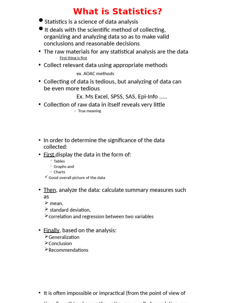 What Is Statistics | PDF