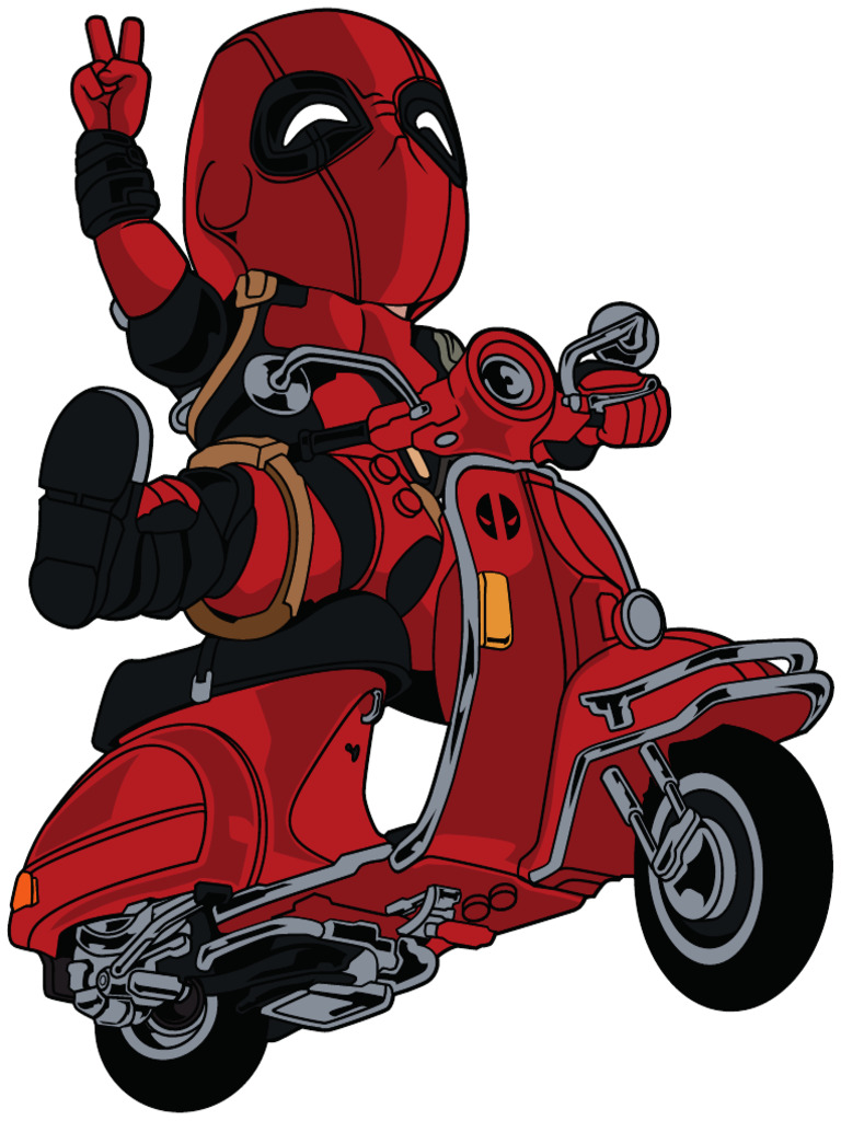 Deadpool Scooter Vectores Gratis | PDF