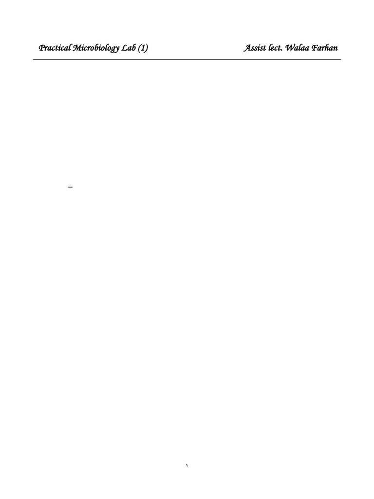 Microbiology Lab: Using Compound Microscopes | PDF