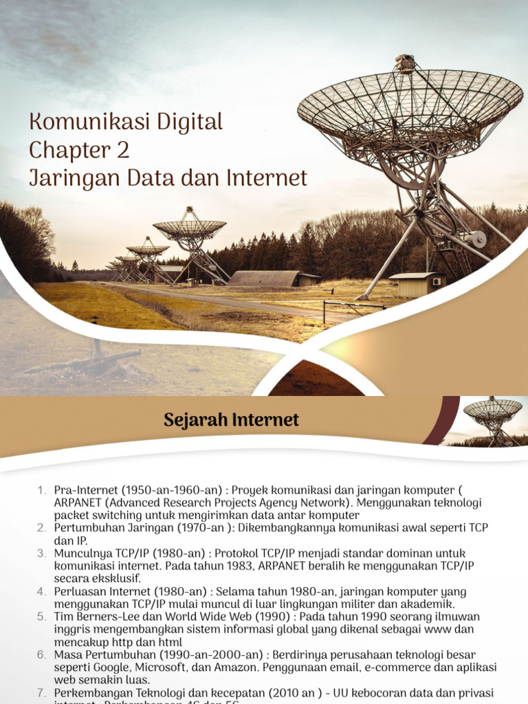 Chapter 2 - Jaringan Data Dan Internet | PDF