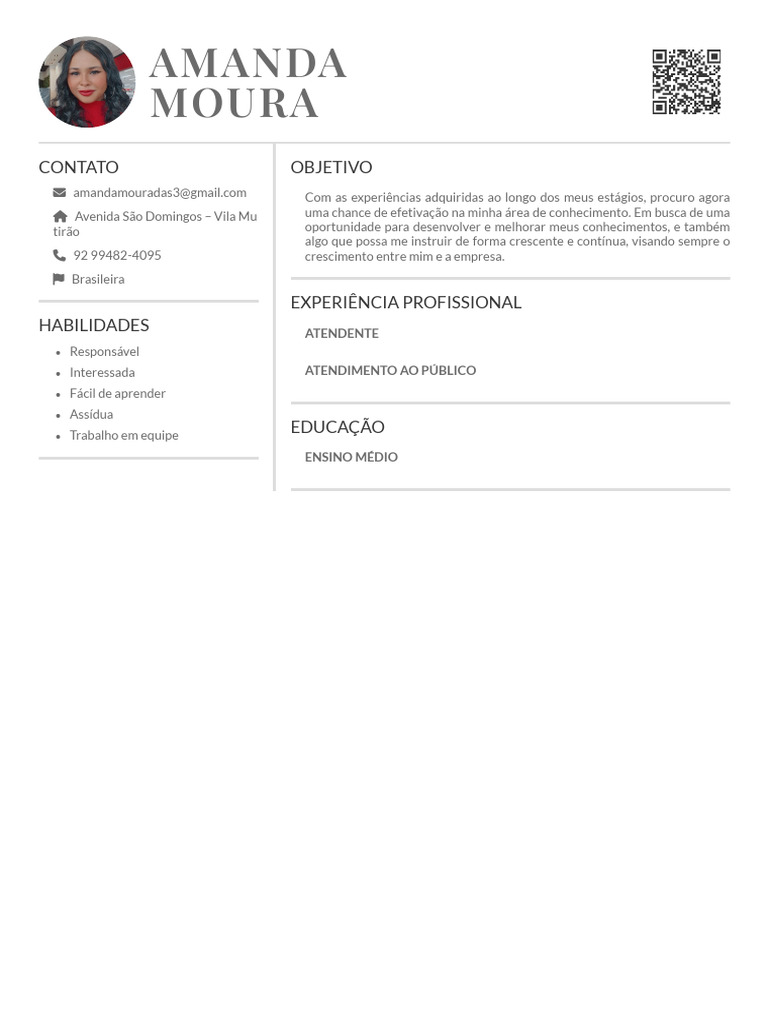 Amanda Moura - 1 | PDF