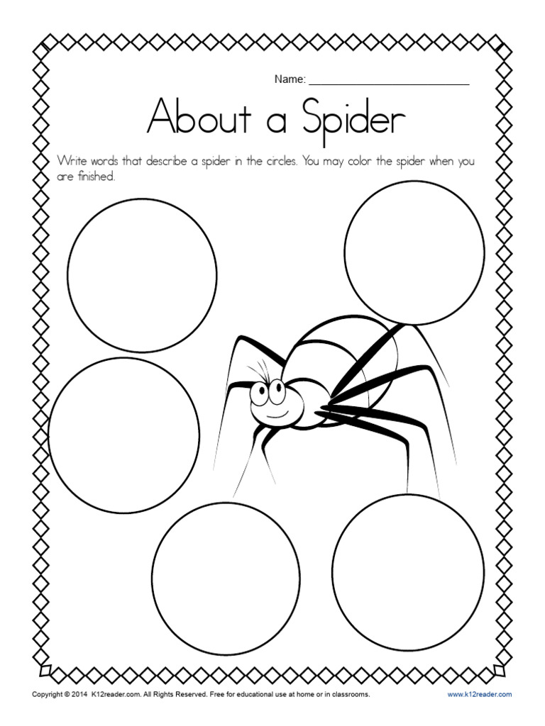 Spider Writing Prompt | PDF