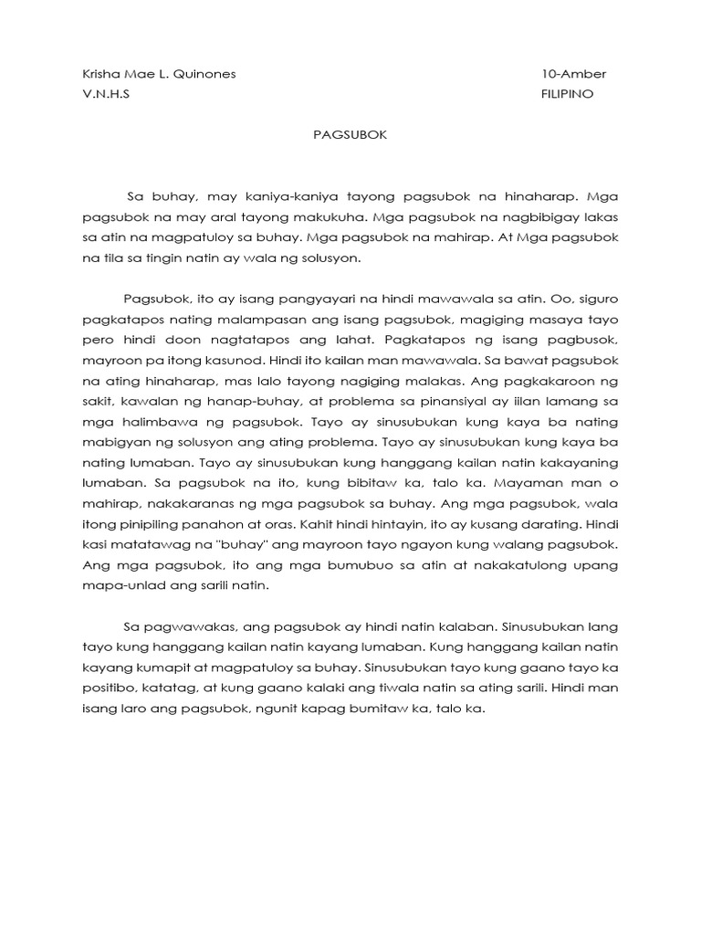 Talumpati Final | PDF