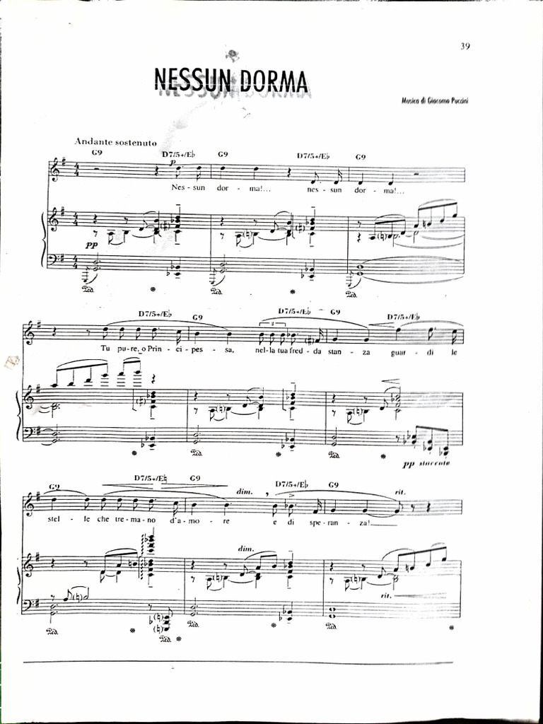 Nessun Dorma _20241205 | PDF
