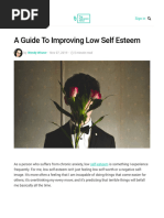 Self-Esteem Worksheet - 01 - How Low Self-Esteem Begins | PDF