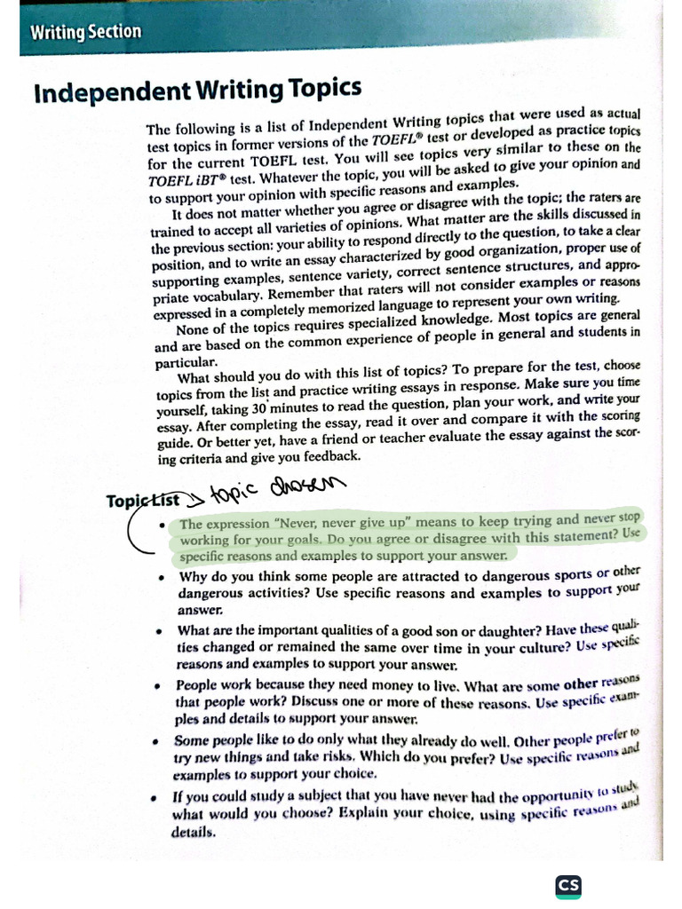 Toefl Writing - 240820 - 185956 | PDF
