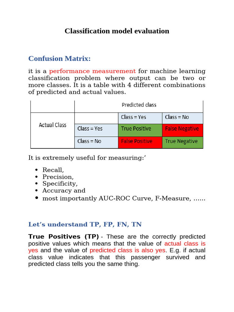 12-Confusion Matrix | PDF