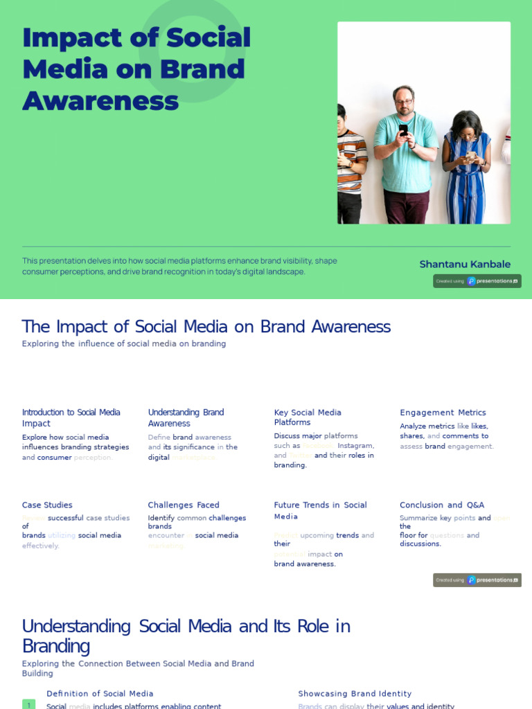 Social Media's Impact on Brand Awareness | PDF | Brand | Popular ...