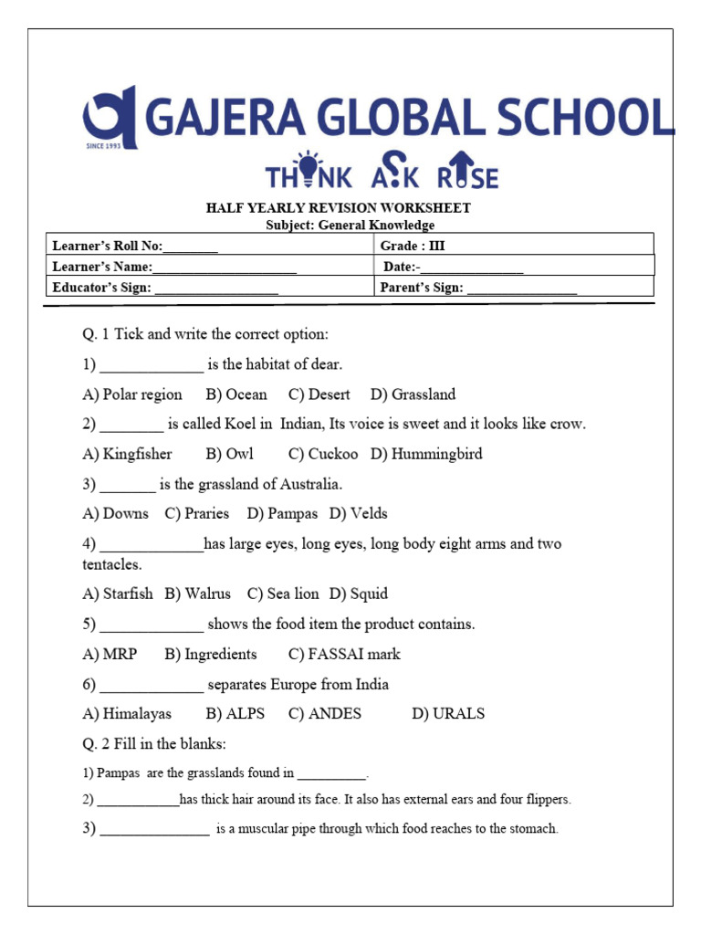 GK_REVISION_GR3 | PDF