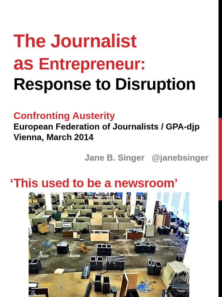 ViennaEJPowerPoint314-Jane Singer | PDF | Journalism | Marketing