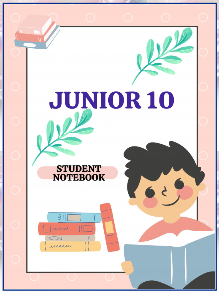 Junior10 - Student Notebook | PDF | Verb | Linguistic Morphology