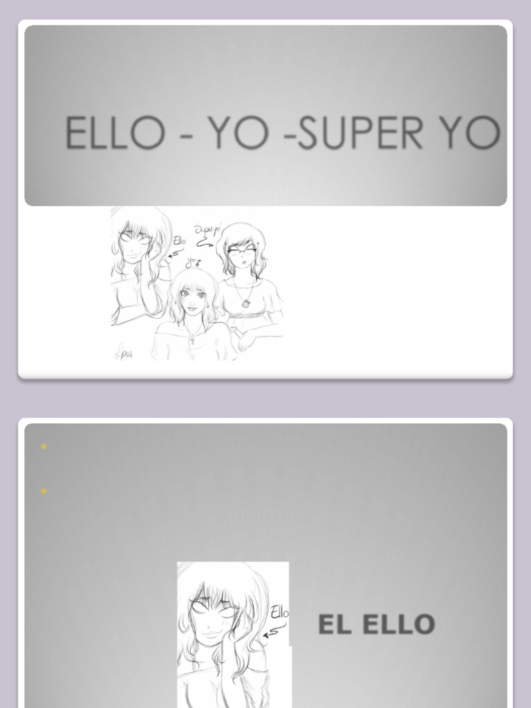Esquema Psicológico: Ello, Yo y Superyó | PDF