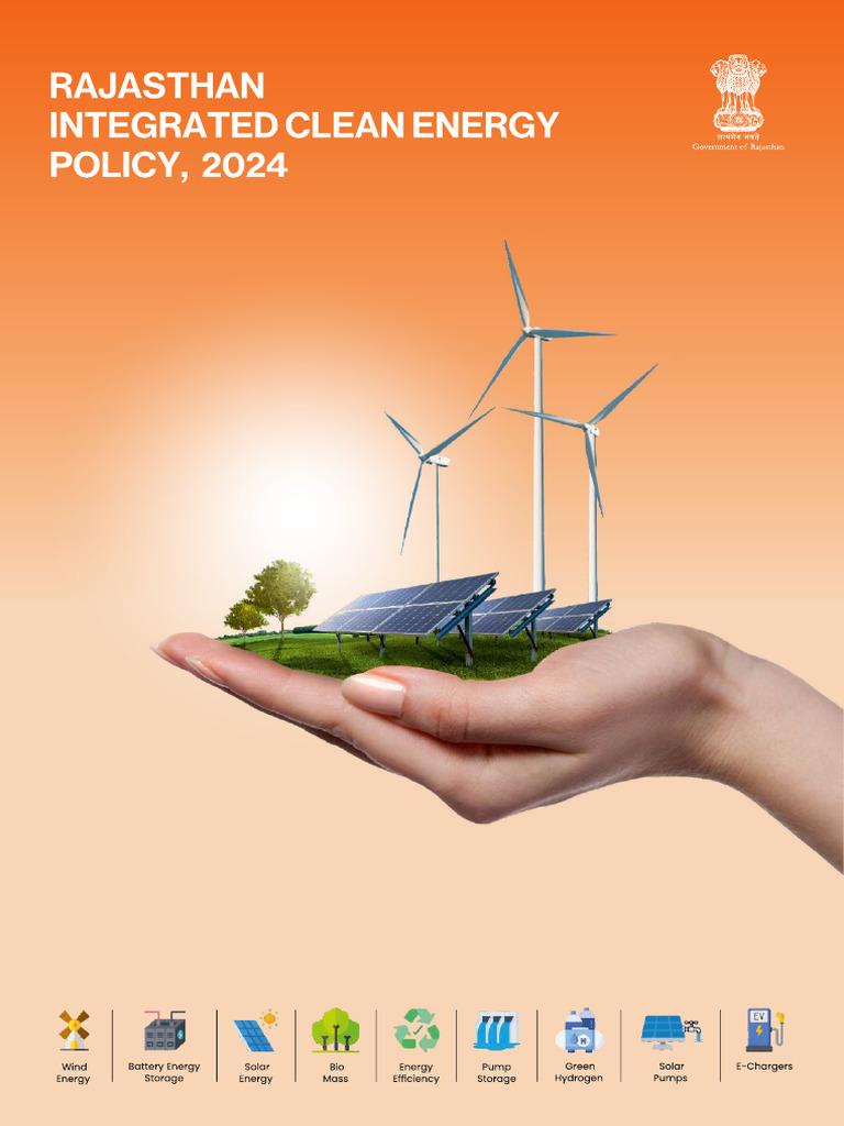 Rajasthan Integrated Clean Energy Policy 2024 | PDF | Renewable Energy ...
