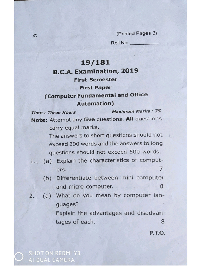 2019 Bca Fundamental | PDF